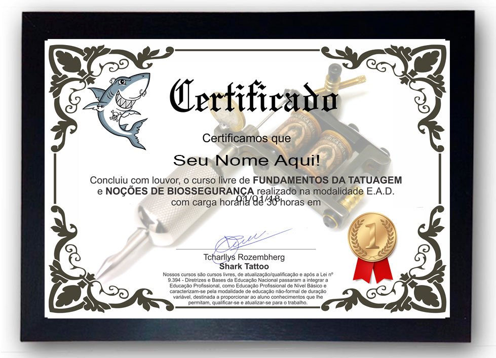 Curso De Tatuagem Shark Tattoo